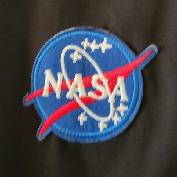 Nasa | Jackets & Coats | Nasa Flight Jacket Mission Badges Official ...